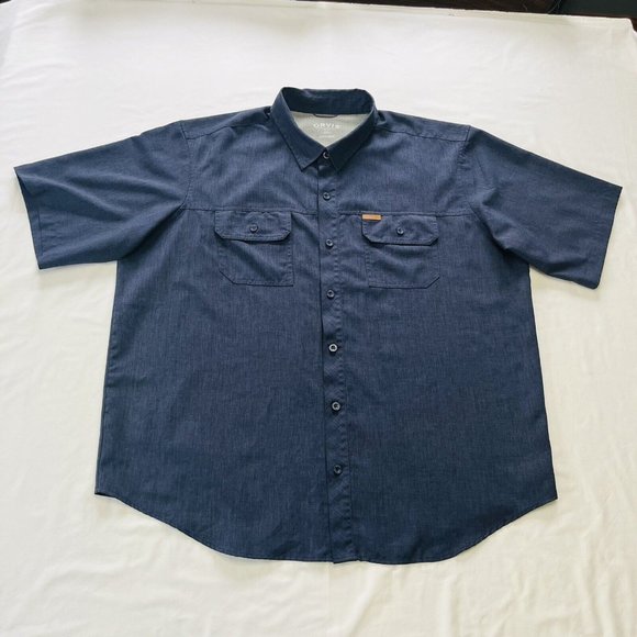 Orvis | Shirts | Orvis Classic Collection Mens Short Sleeve Button Down ...